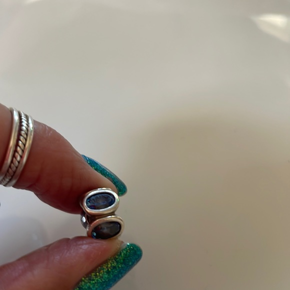Pandora | Jewelry | Authentic Blue Pandora Charm | Poshmark